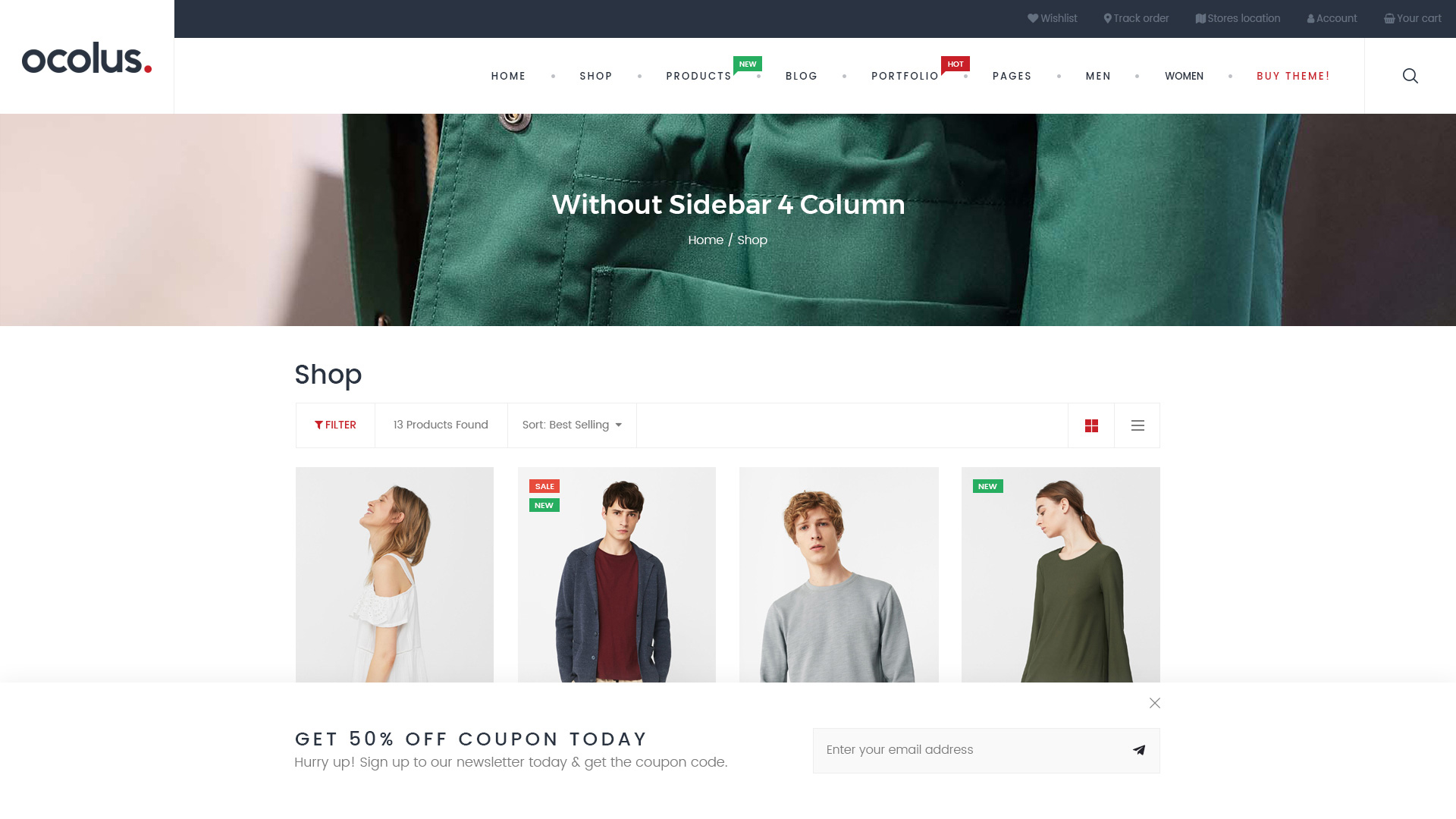 Ocolus - Creative & Modern Multi-Purpose eCommerce PSD Template by District_11